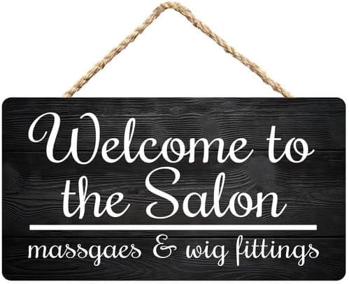 Everyday Business Signs - Welcome To The Salon Massgaes And Wig ...