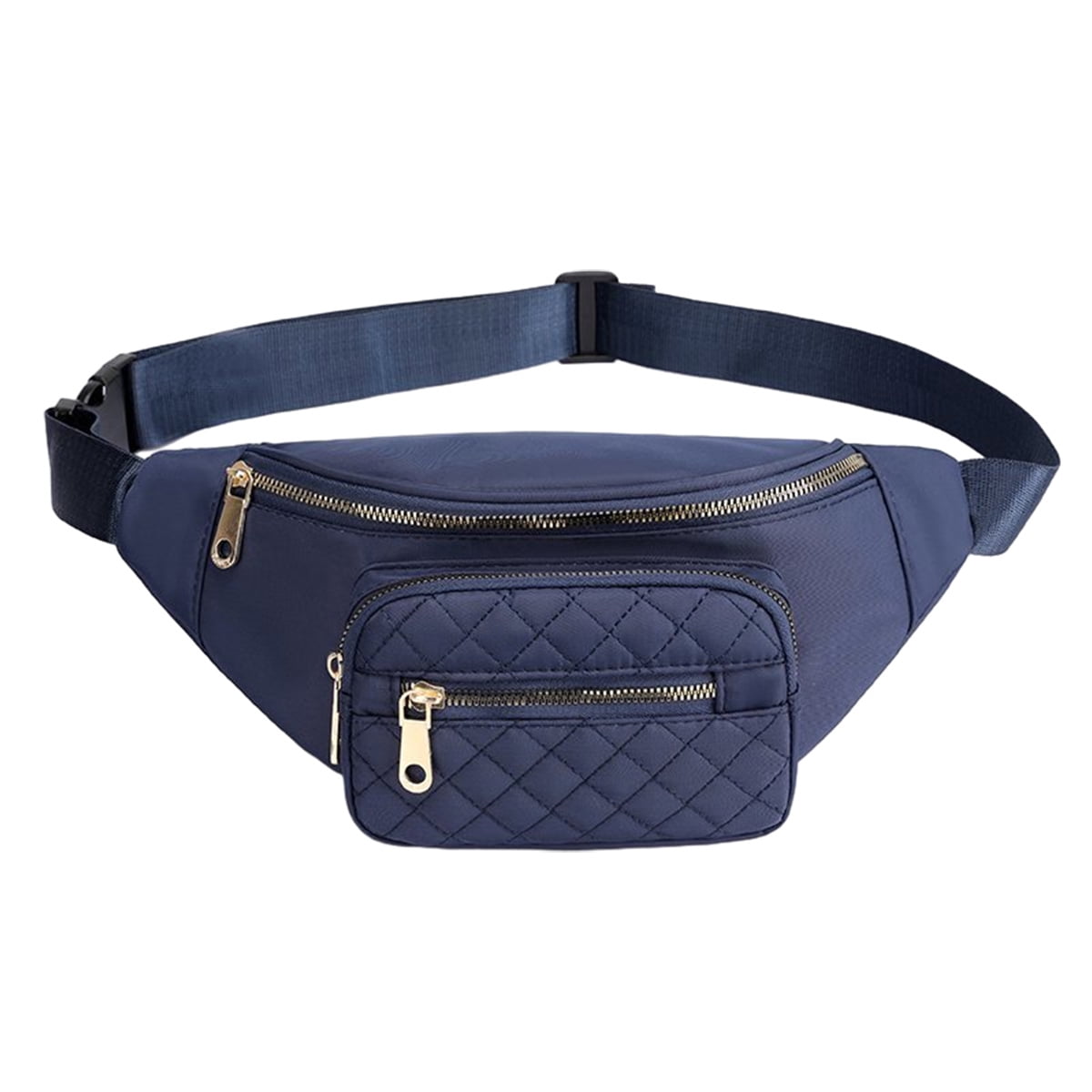 Everyday Carry Fashion Waist Pack, Blue Nylon Cloth With Adjustable ...