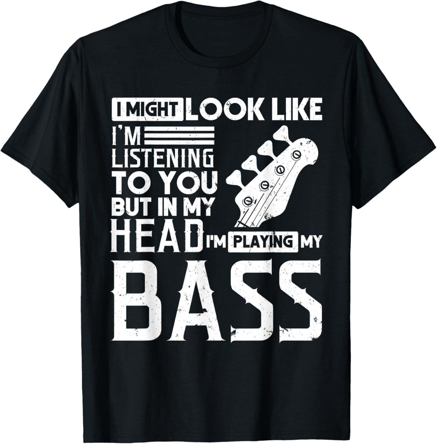 Everyday Cotton Comfort - Bass Player Shirt Men Gift for Bass Guitar ...