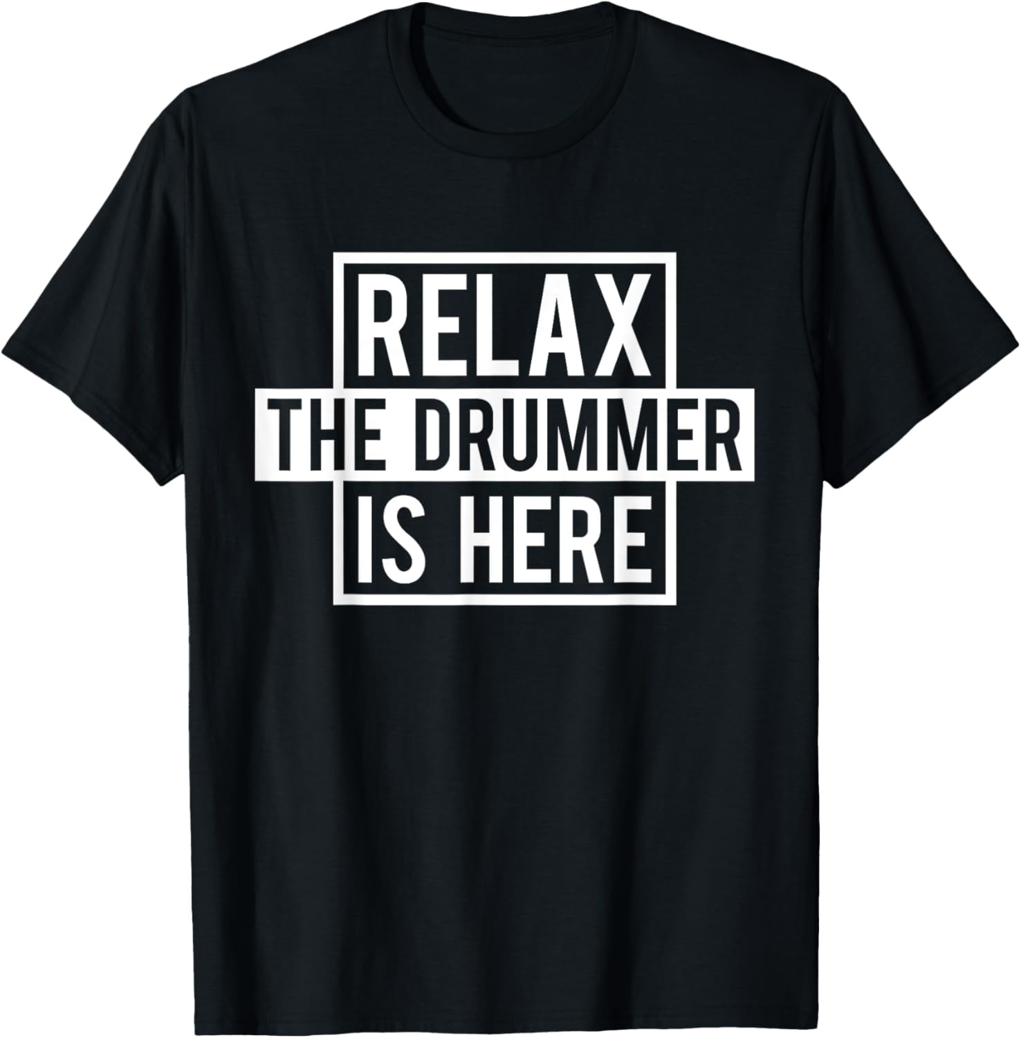 Everyday Cotton Comfort - Funny Drummer T-Shirt - Relax The Drummer Is ...