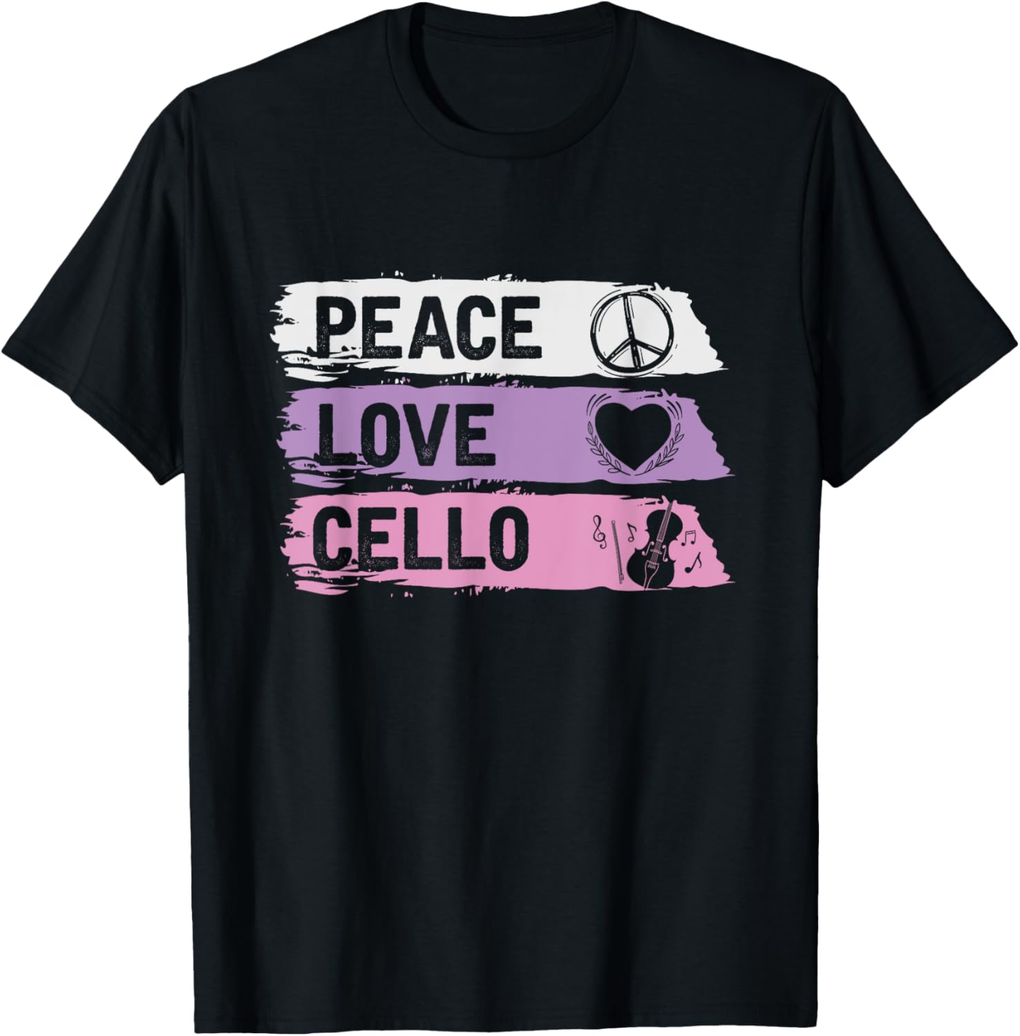 Everyday Cotton Comfort - Hippie Cello Player Gift Idea Peace Love ...