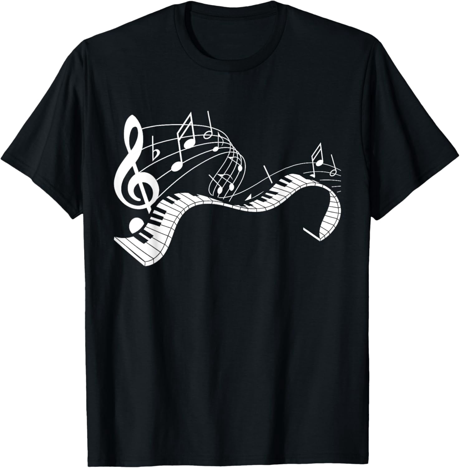 Everyday Cotton Comfort - Music Notes Keyboard Pianist Classical ...