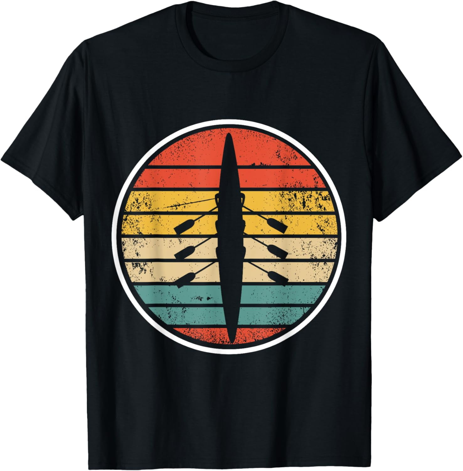 Everyday Cotton Comfort - Retro Rowing Crew Boat - Vintage Rower Row ...