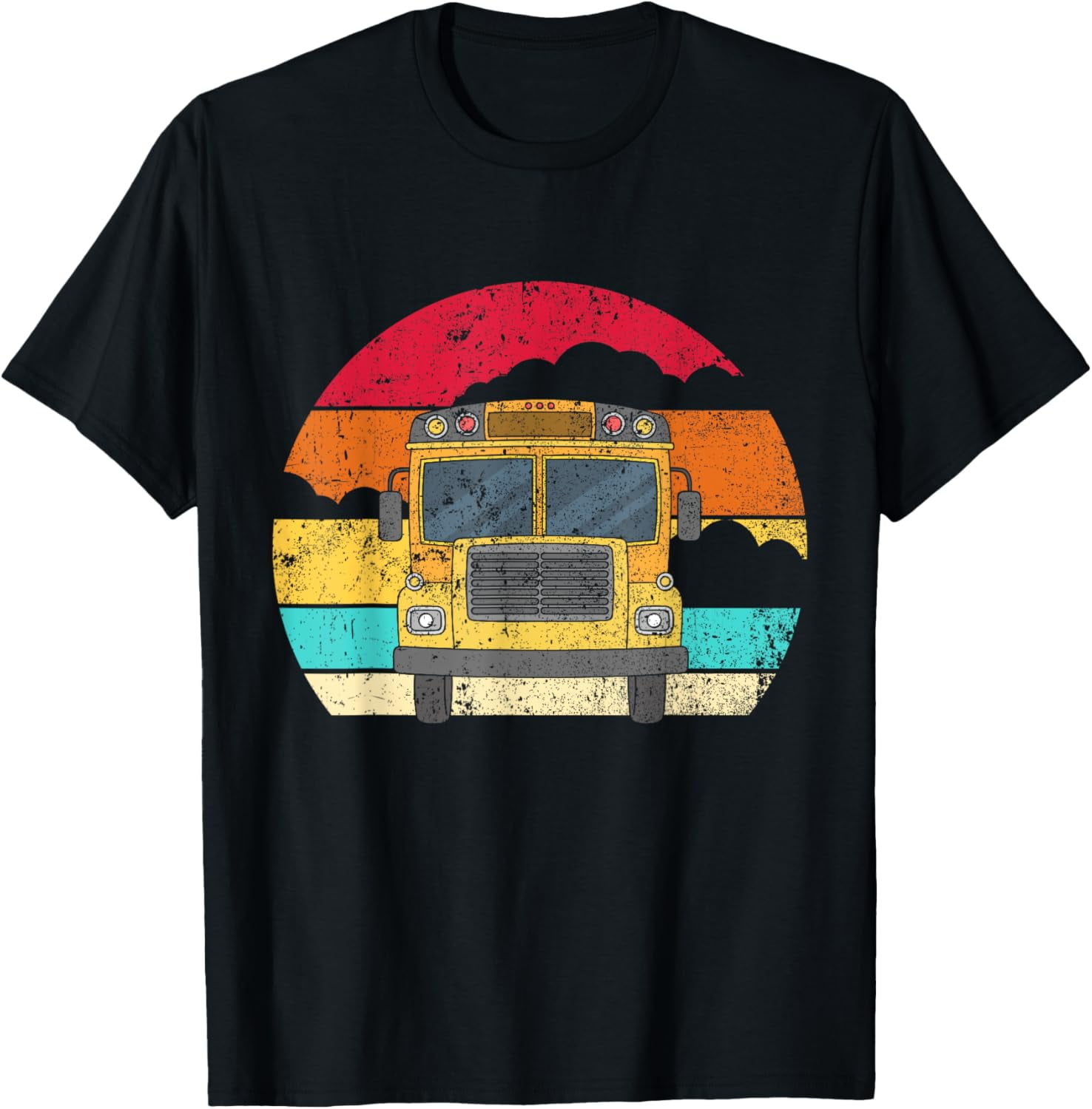Everyday Cotton Comfort - Retro Yellow School Bus for School Bus Driver ...