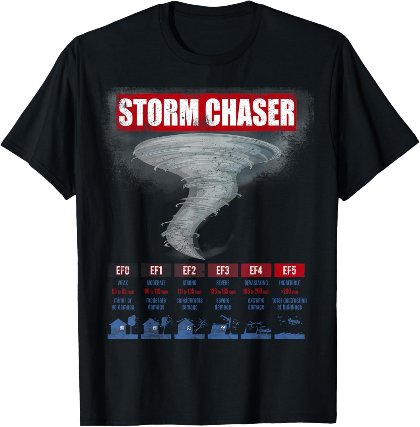 Everyday Cotton Comfort - Storm Chaser Hurricane Chasing Bad Weather T ...