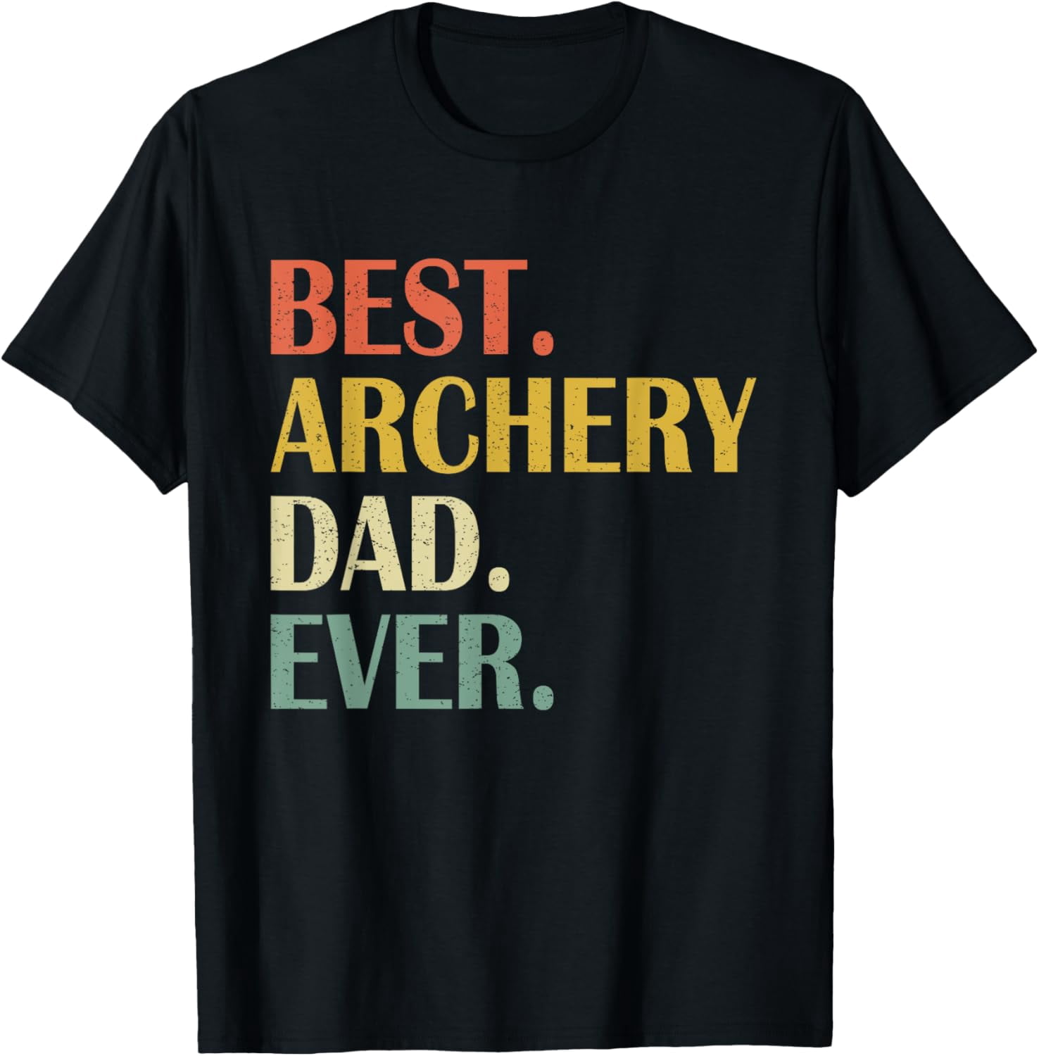 Everyday Cotton Comfort - Vintage Mens Best Archery Dad Ever Fathers ...