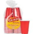 Everyday Disposable Plastic Cups - Red Plastic Party Cups for All ...