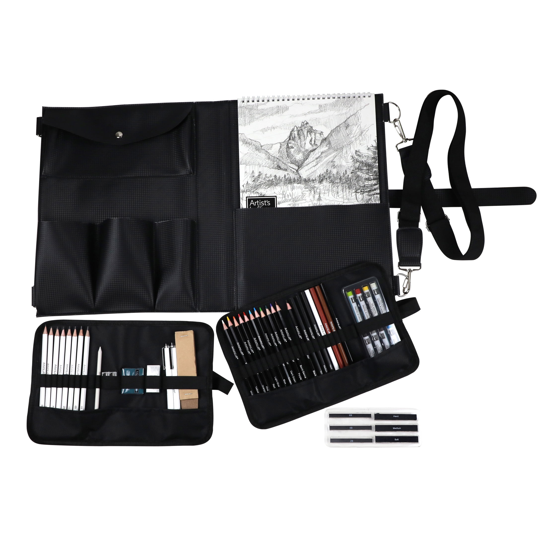 Everyday Drawing Set with Case by Artist's Loft - Includes Watercolor ...