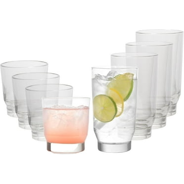 Cobalt Blue Set/8 Acrylic DOF Glass 15 oz. (170 Grams) - Walmart.com