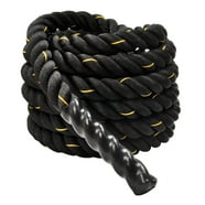 Yes4All Battle Rope 1.5/2 Inch Diameter Poly Dacron 30, 40, 50 Ft ...
