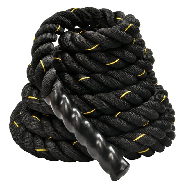Everyday Essentials Battle Rope 1.5/2 Inch Diameter Poly Dacron 30, 40 ...