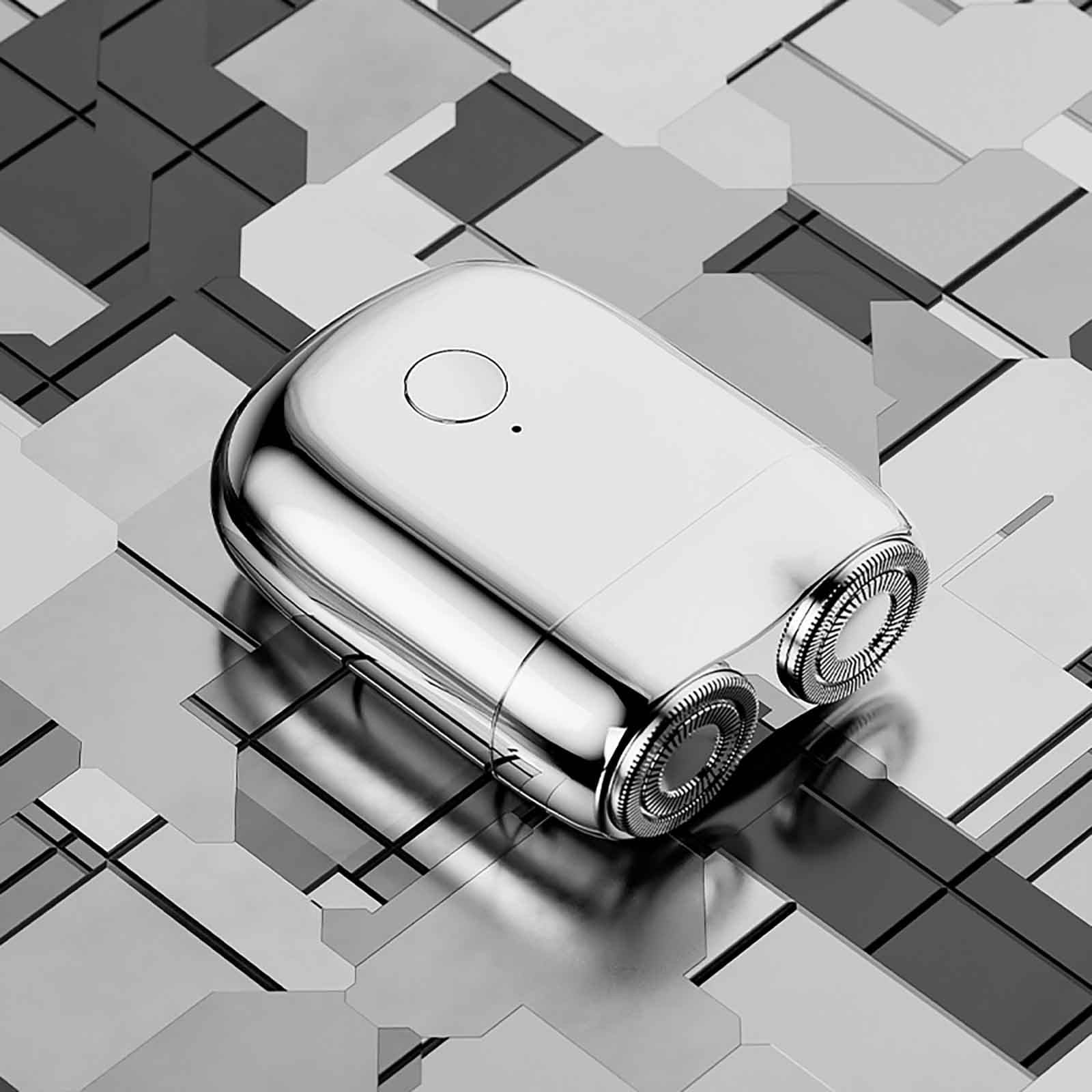 Everyday Essentials,Electric Razor,Mini Portable Shaver,Wet & Dry,Face ...