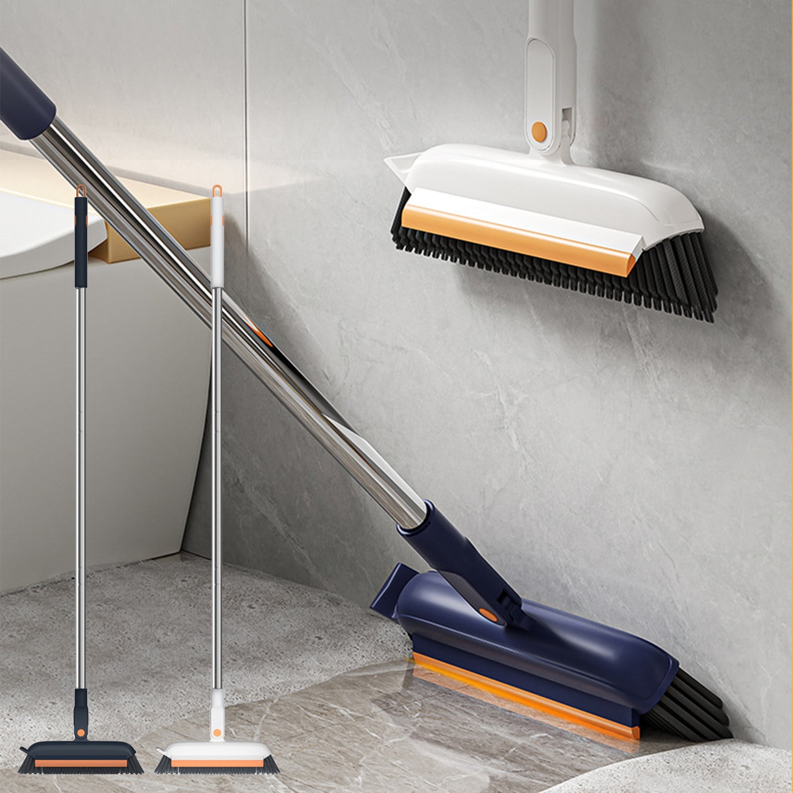 Everyday Essentials, Floor Scrubber Long Handle, Tile Bathroom Patio ...
