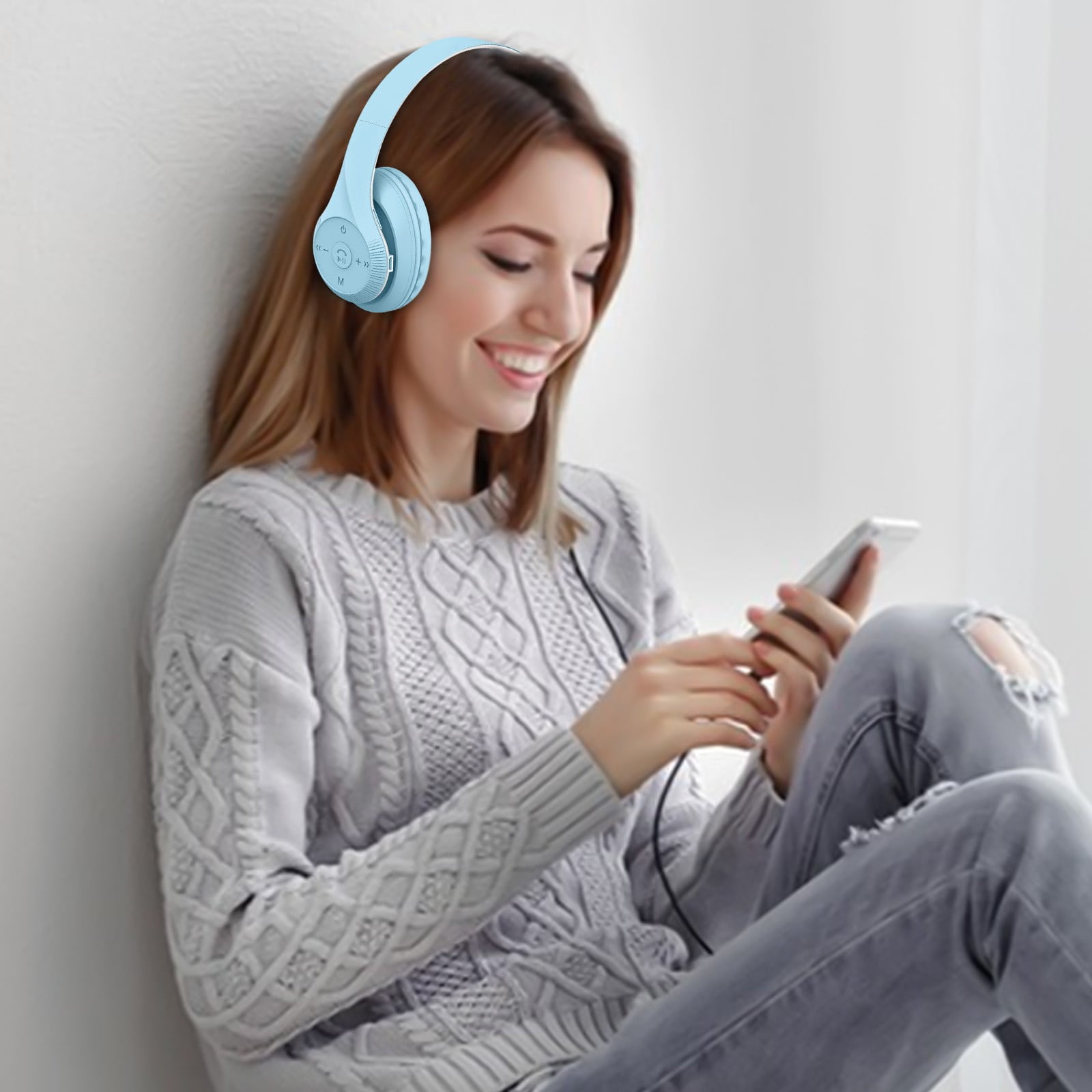 Everyday Essentials,Wireless Bluetooth Headset,Foldable Retractable ...