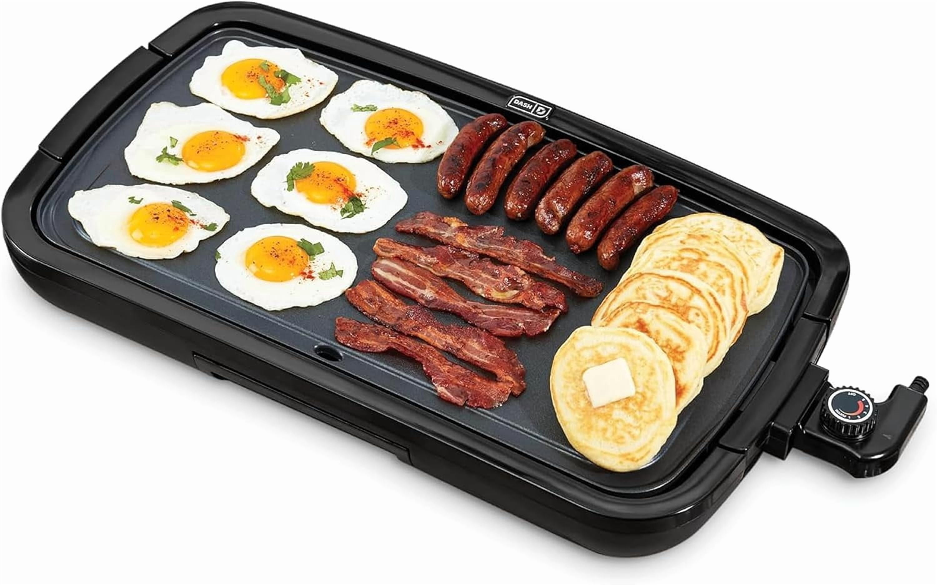 Everyday Griddle - Electric Griddle with Drip Tray - Has a nonstick, Easy-Clean Surface & Anti ...