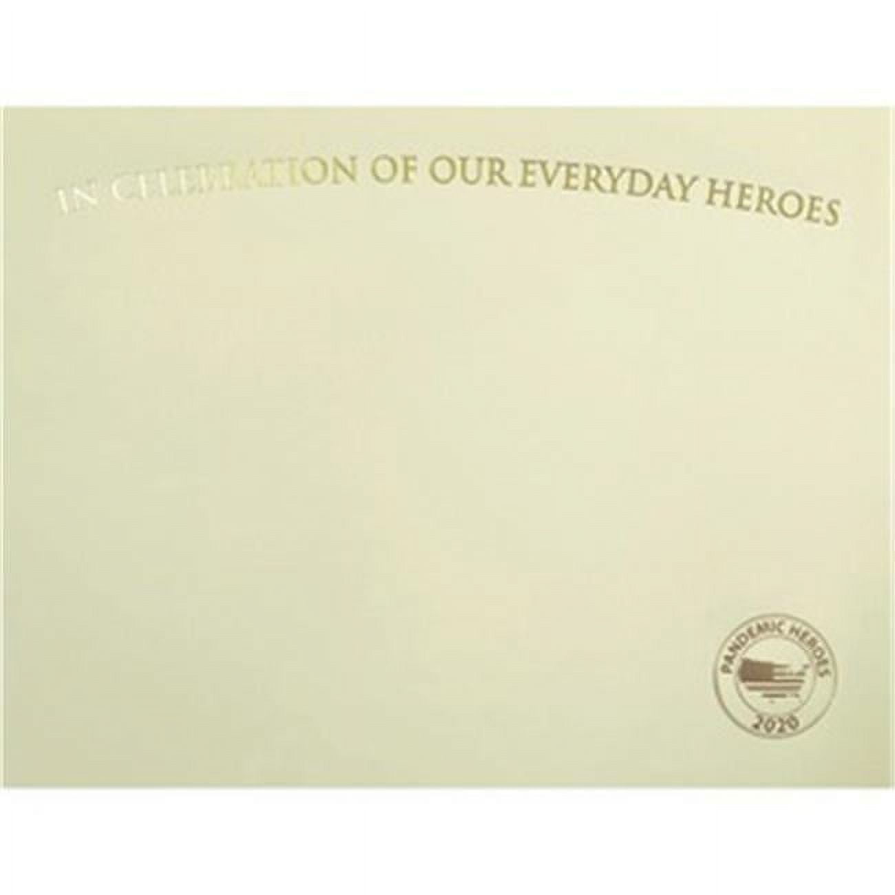 Everyday Hero Appreciation Certificate - Ivory - Pack of 25 - Walmart.com