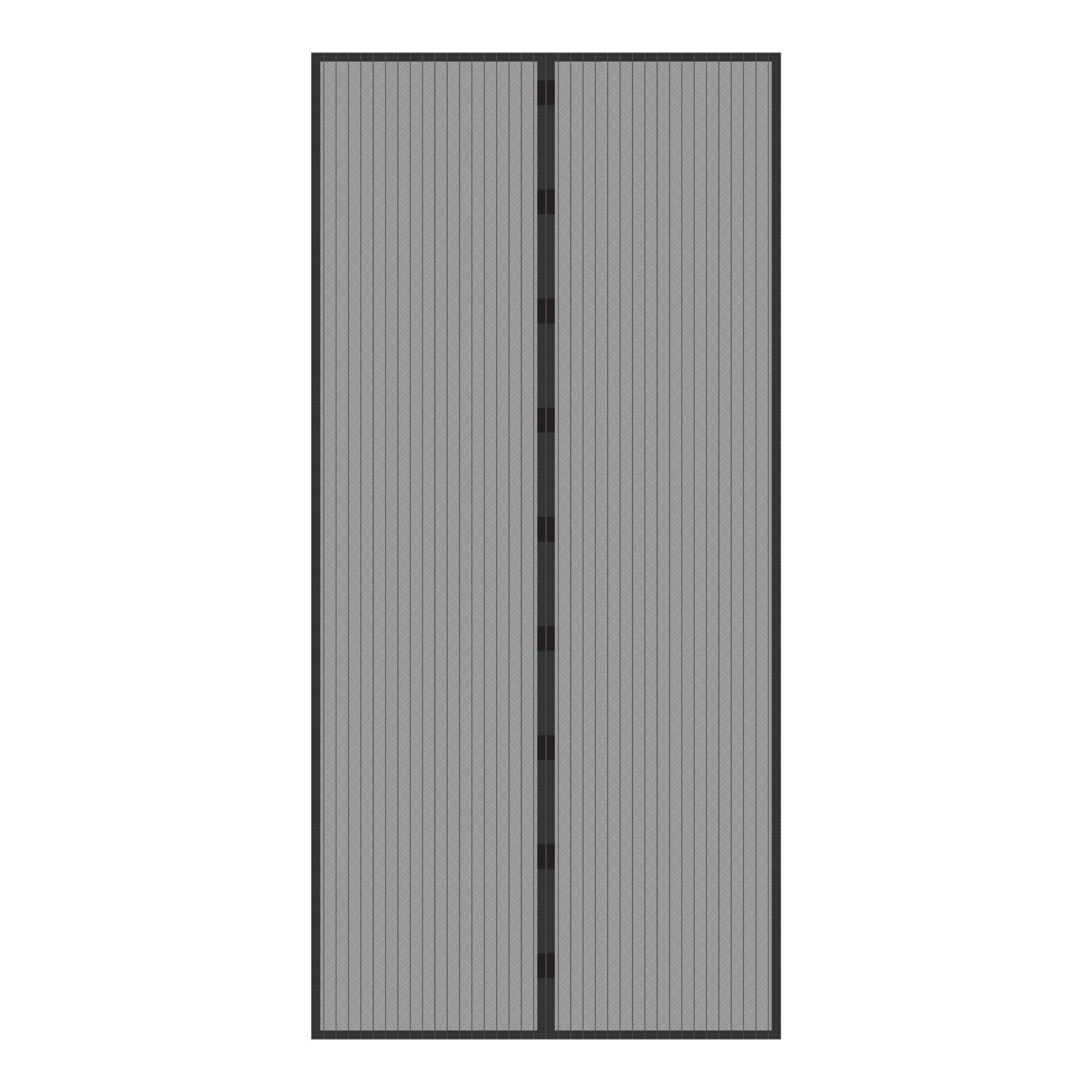 Everyday Home Magnetic Mesh Screen Door Curtains with Automatic Close ...