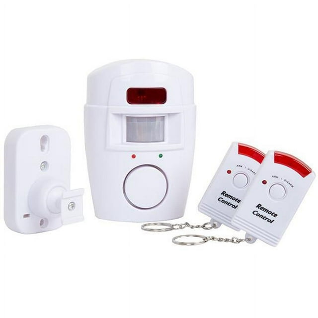 Everyday Home Wireless Motion Sensor Alarm with 2 Wireless Remotes ...