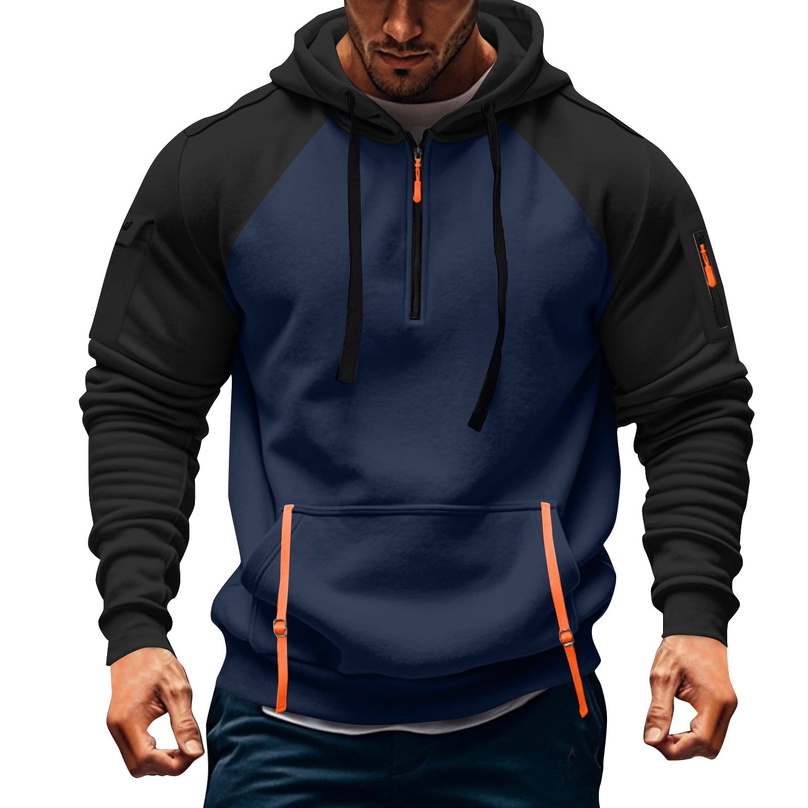 Everyday Hoodie,Classic Retro Men'S Winter Sweatshirts, Warm And Cold ...
