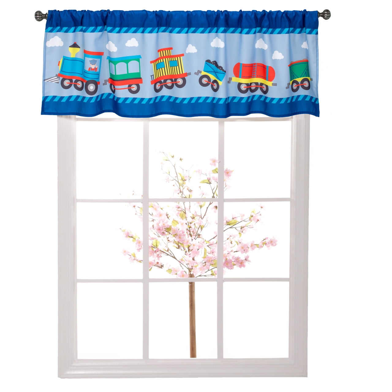 Everyday Kids Choo Choo Train Window Valance - Walmart.com