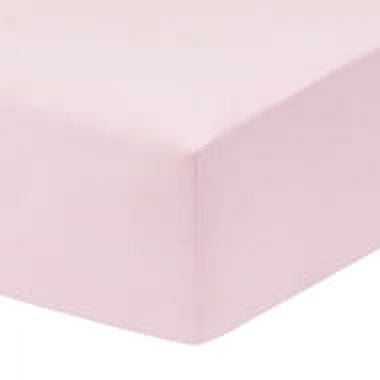 Everyday Kids Fitted Crib Sheet - Pink - Walmart.com