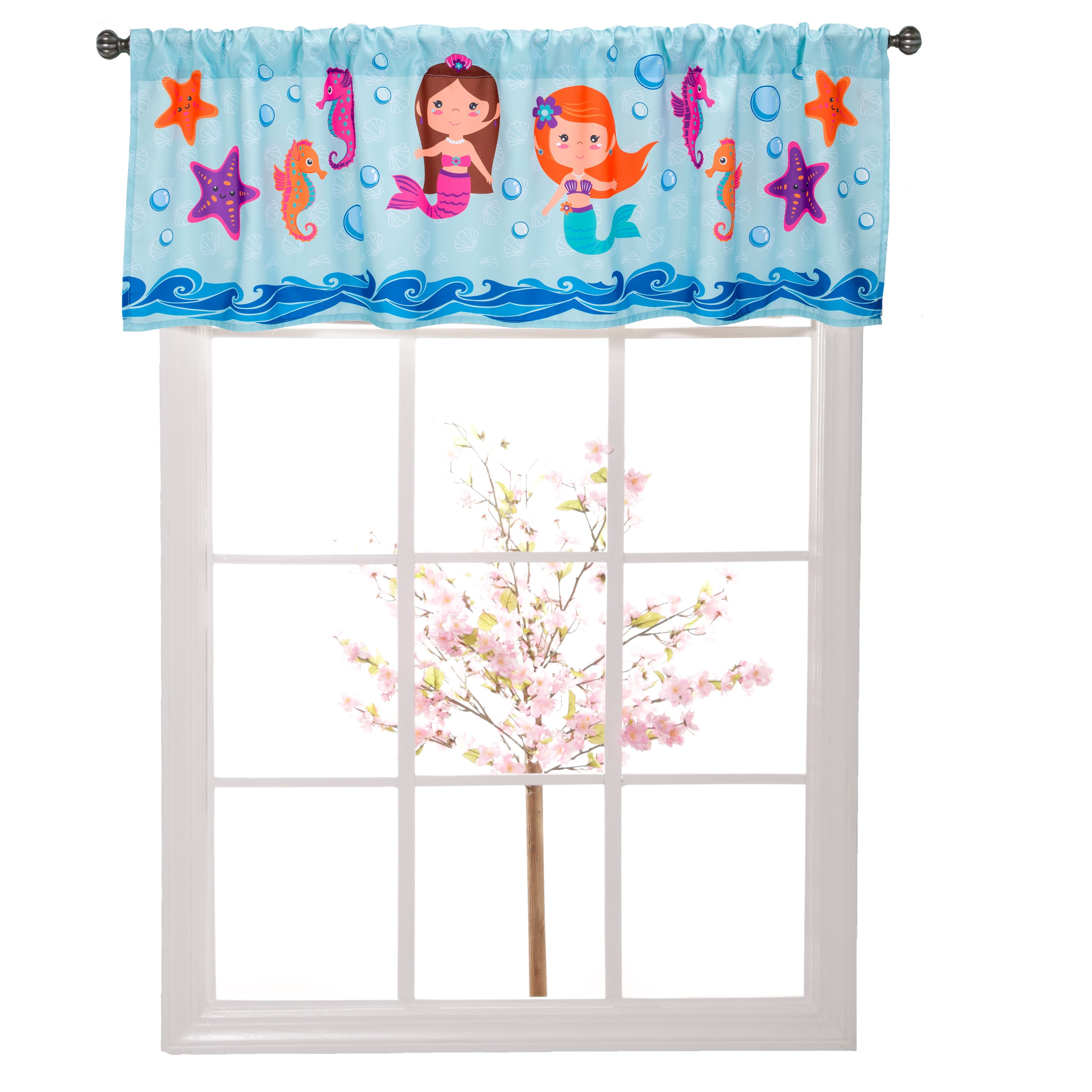 Everyday Kids Mermaid Adventures Window Valance - Walmart.com