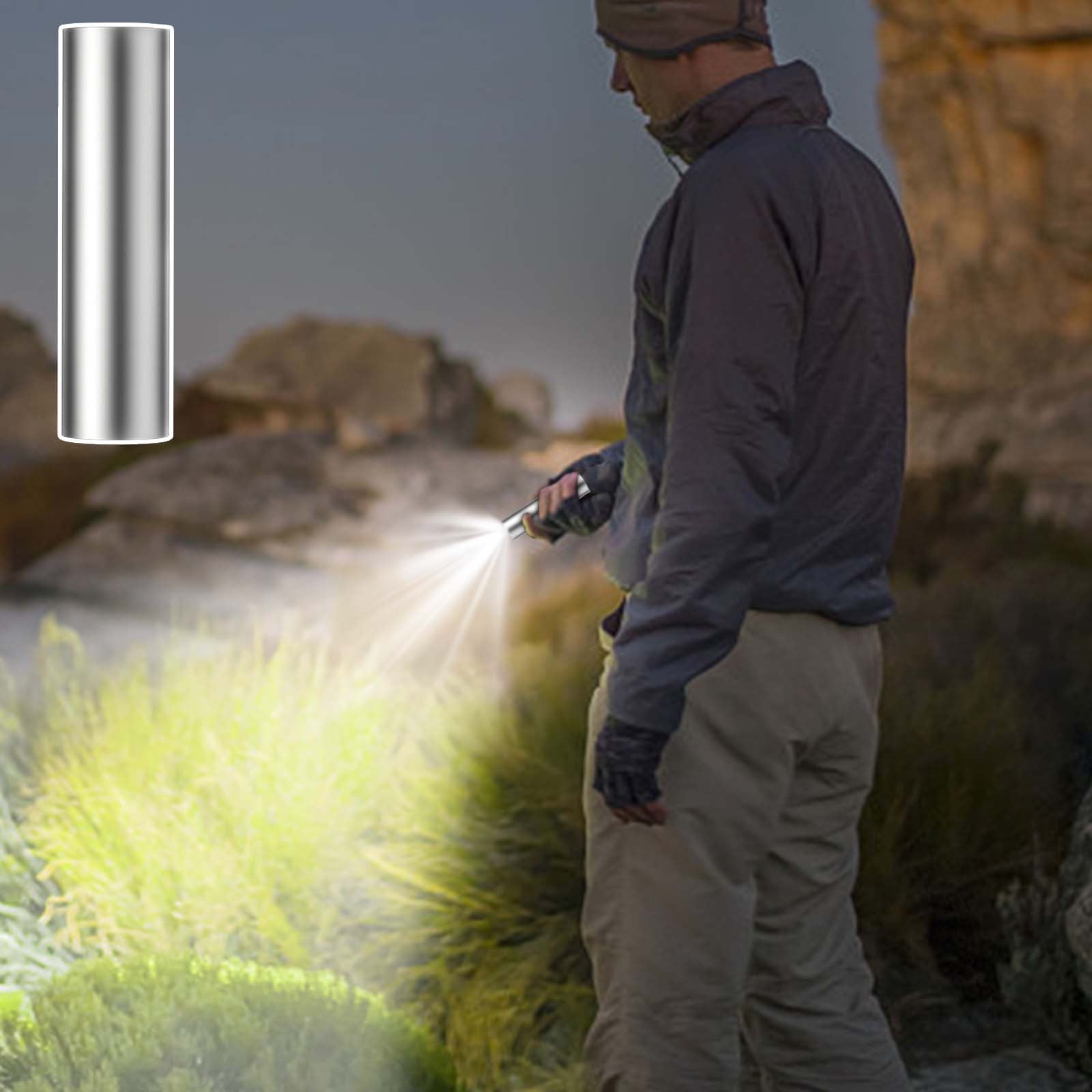 Everyday Low Price, New Aluminum Alloy LED Mini Flashlight, USB ...