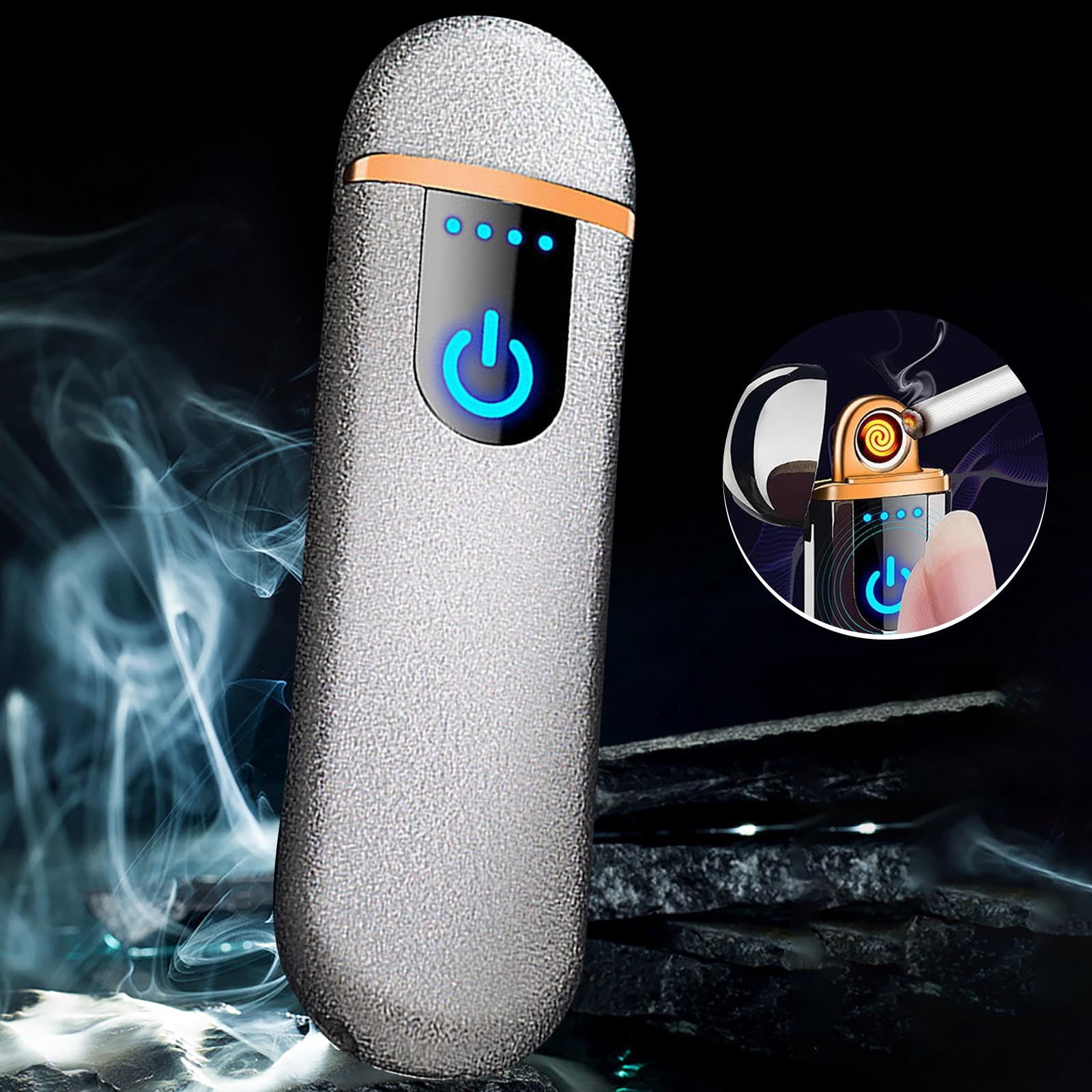 Everyday Low Price! Sensitive Charging Lighter - Battery Display Metal ...