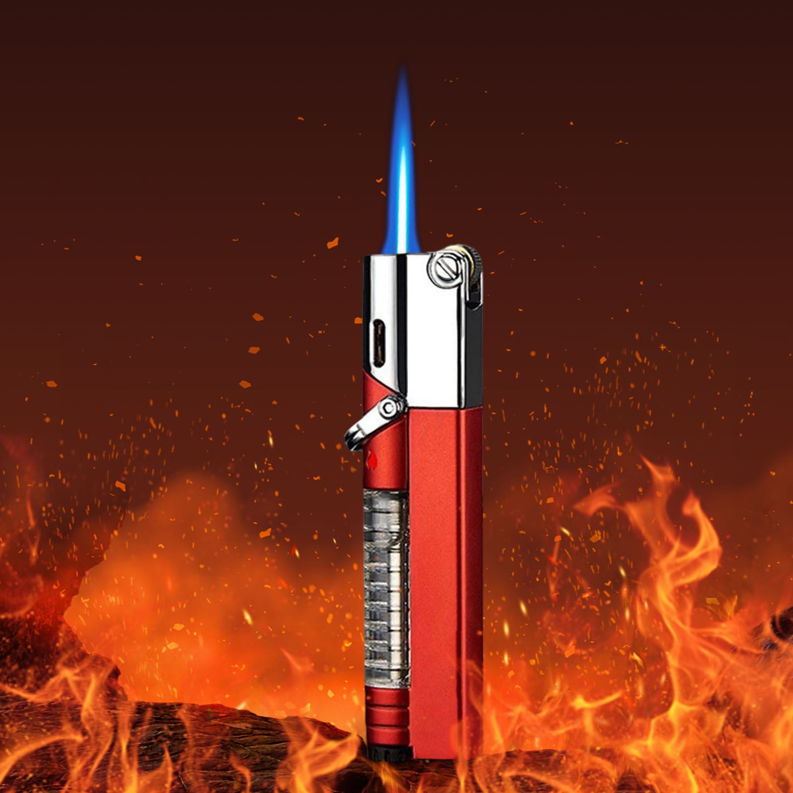 Everyday Low Price! Side Sliding Grinding Wheel Ignition Lighter - Blue ...