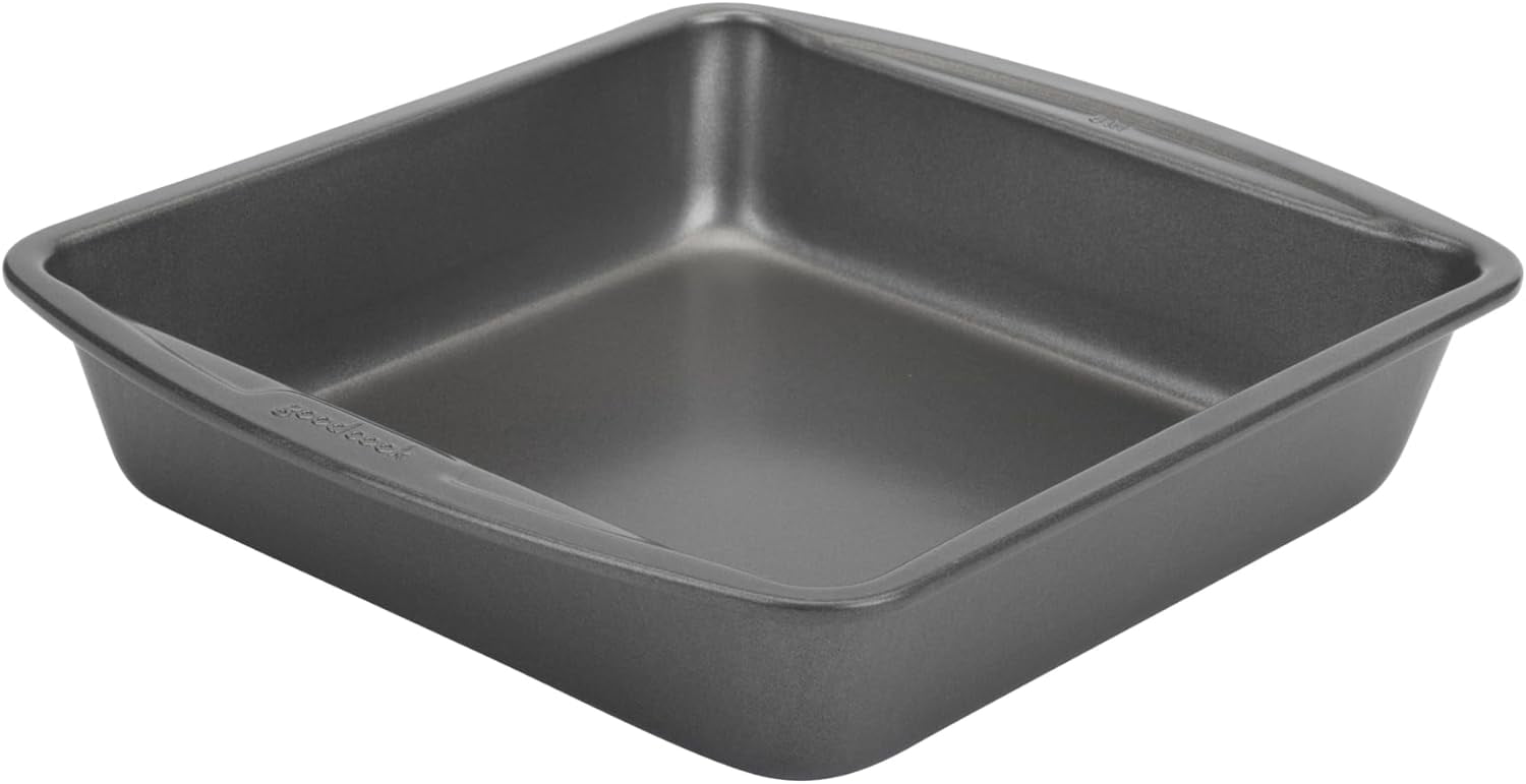 Everyday Nonstick Steel Square Pan, 8", Gray - Walmart.com