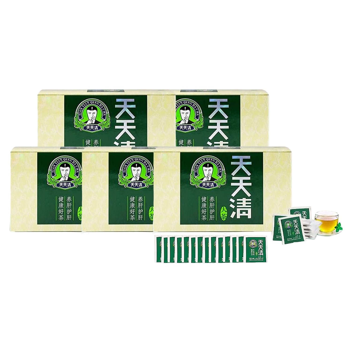 Everyday Nourishing Liver Tea, 1/2PCS Tian Tian Qing Da Cha(5 pcs ...