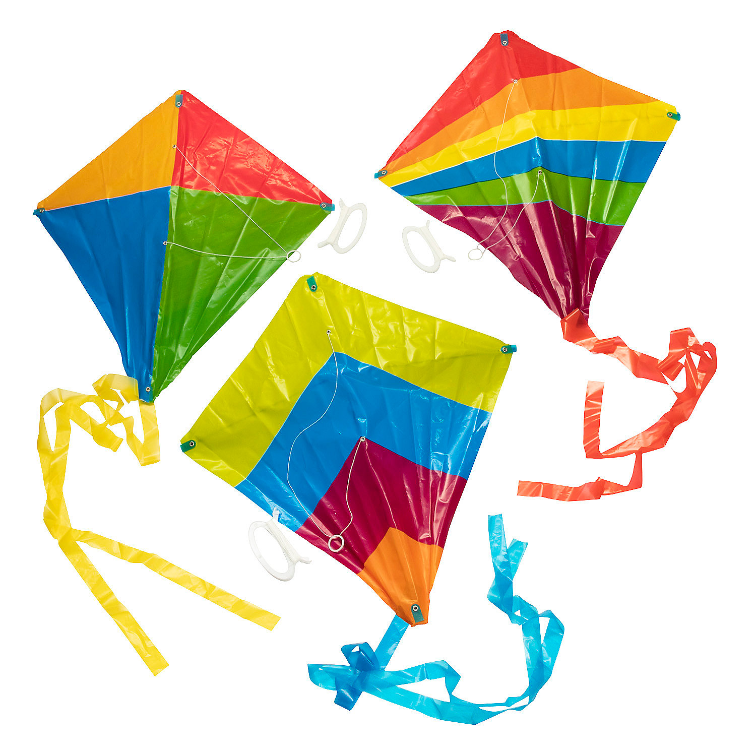 Everyday Rainbow Kites with Tail – 12 Piece - Walmart.com