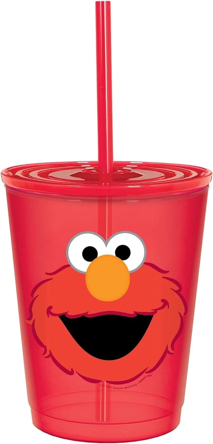 Everyday Sesame Street Kids Birthday Party Favor Elmo Plastic Sippy Cup ...