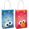 Everyday Sesame Street Kids Birthday Party Favor Paper Kraft Bags ...
