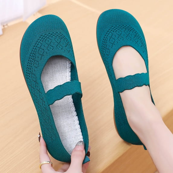 Everyday Use Comfortable Casual Dress Shoes for Women Round Toe Shallow ...