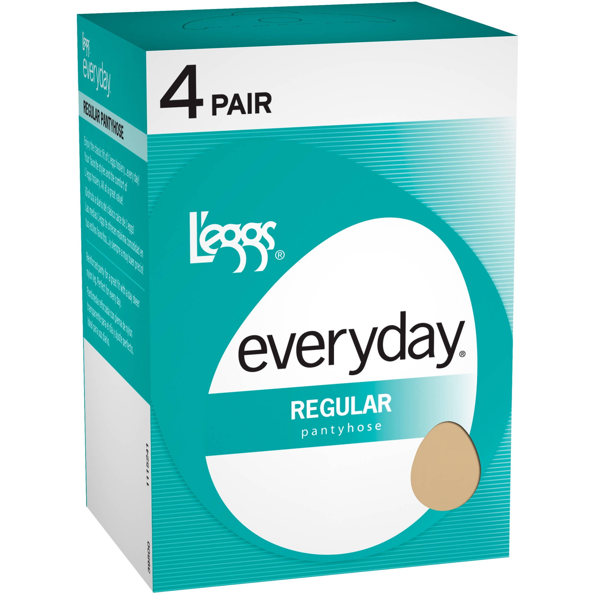 L'eggs Everyday Reinforced Toe Pantyhose Hosiery - Walmart.com