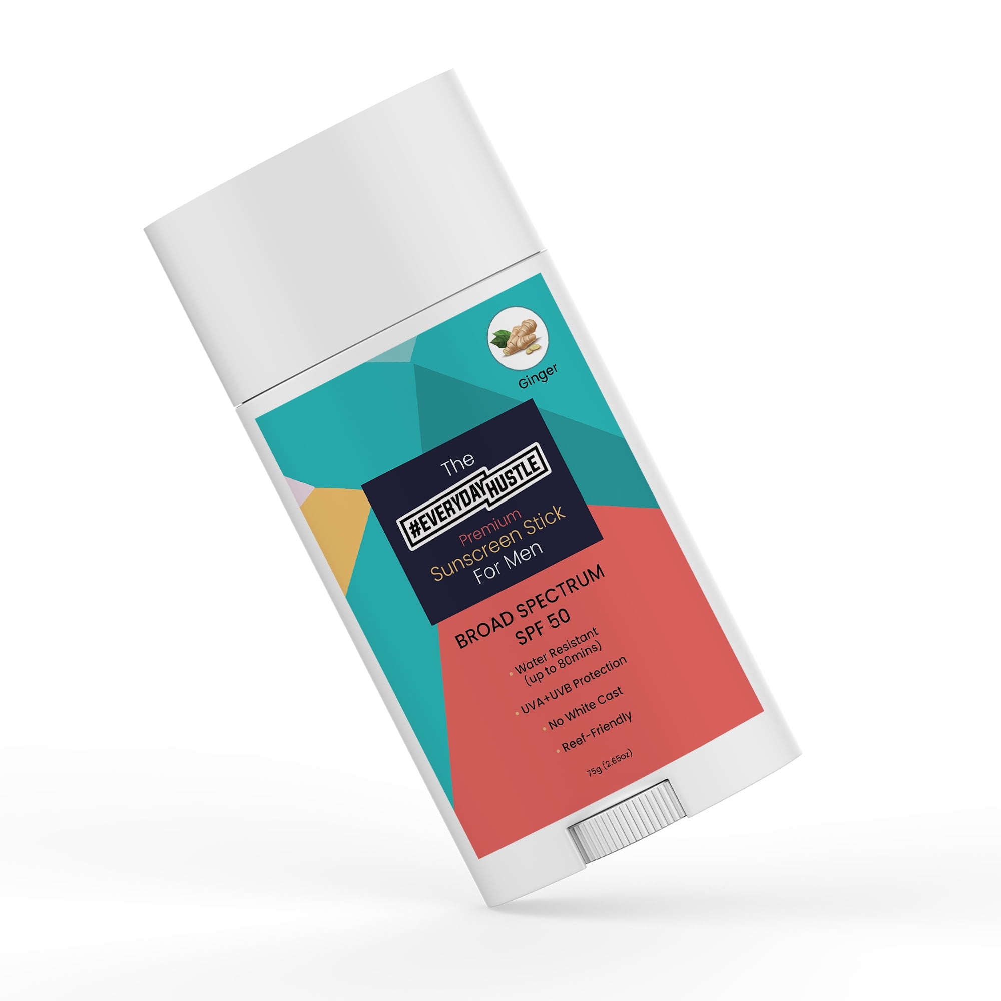 EverydayHustle Sunscreen Stick, Broad Spectrum SPF 50+, Water-Resistant ...