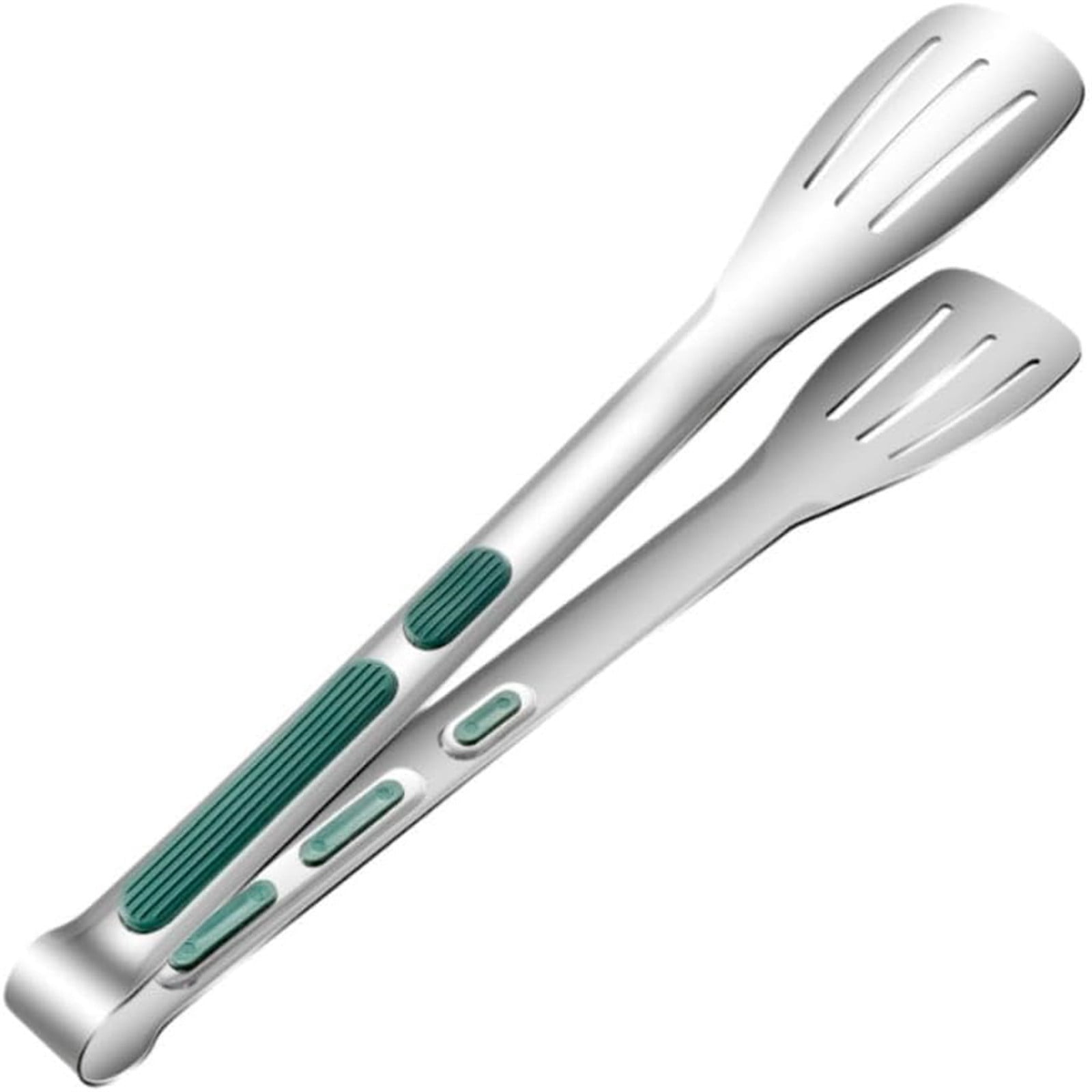 EverydayNest 9in Stainless Steel Cooking Tongs,Kitchen BBQ Grilling ...
