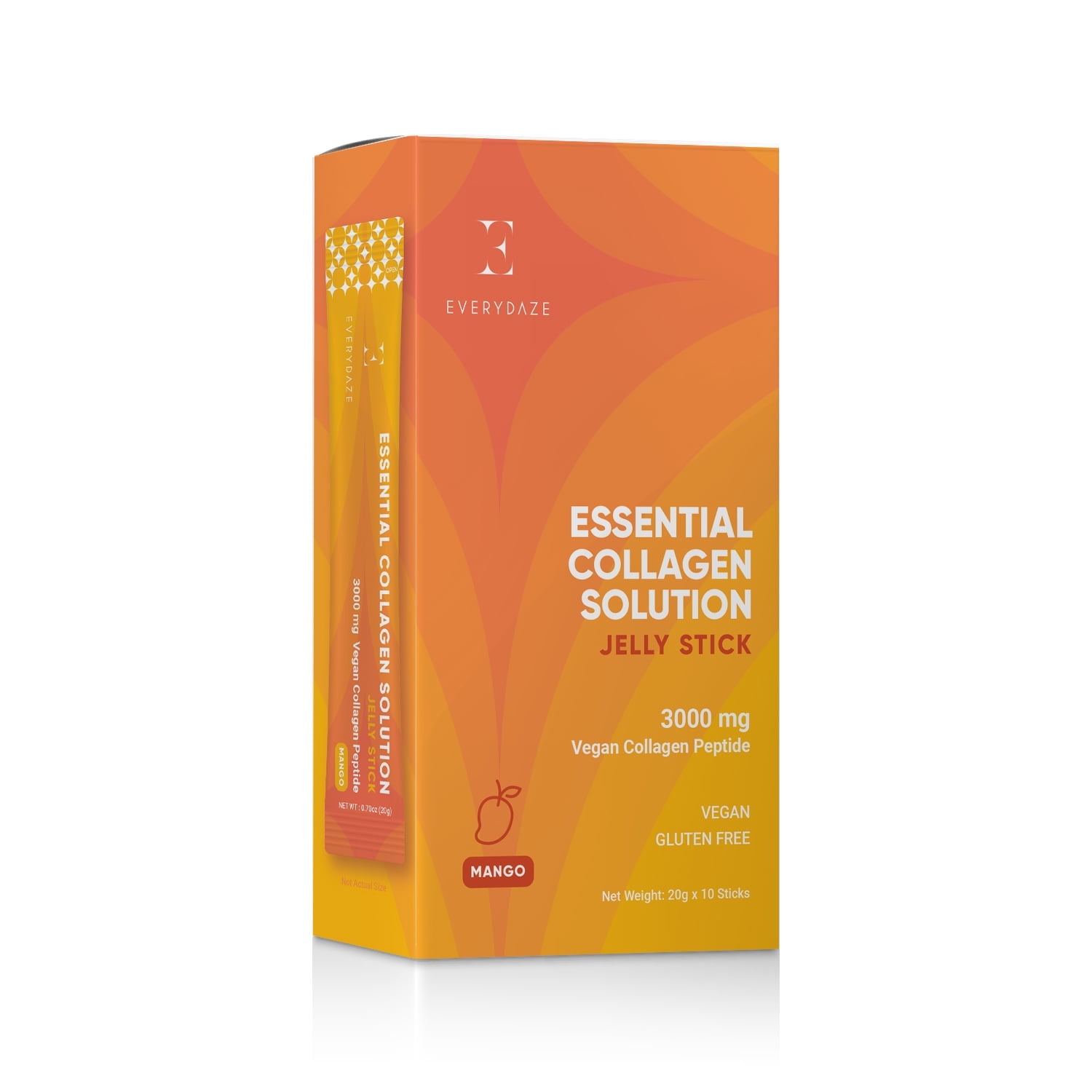 Everydaze Essential Collagen Solution Jelly Stick, Mango, Box of 10 ...