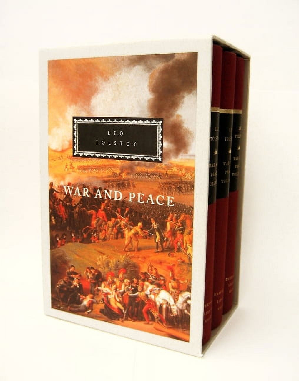 Everyman's Library Classics War and Peace: 3-Volume Boxed Set ...