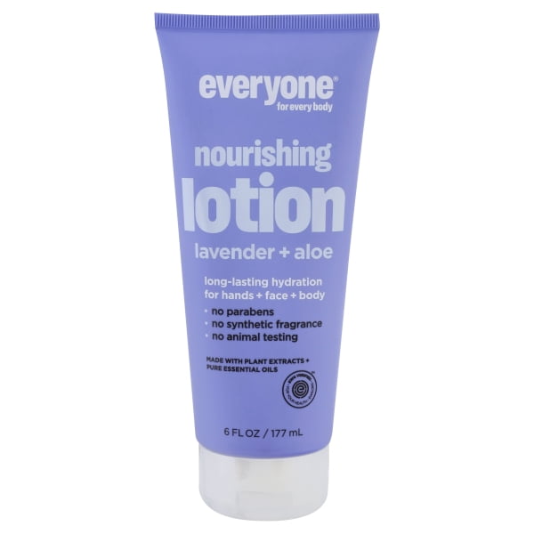 Everyone 3-in-1 Lotion for Hands, Face, and Body - Lavender & Aloe (6 ...