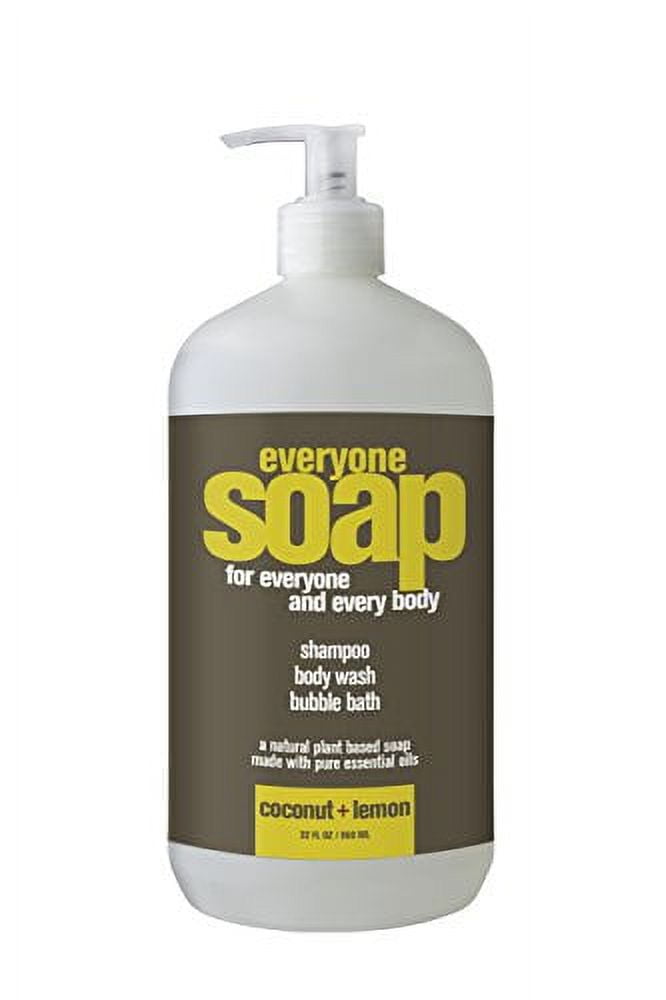 Everyone 3-in-1 Soap Coconut plus Lemon, 32 Ounce - Walmart.com