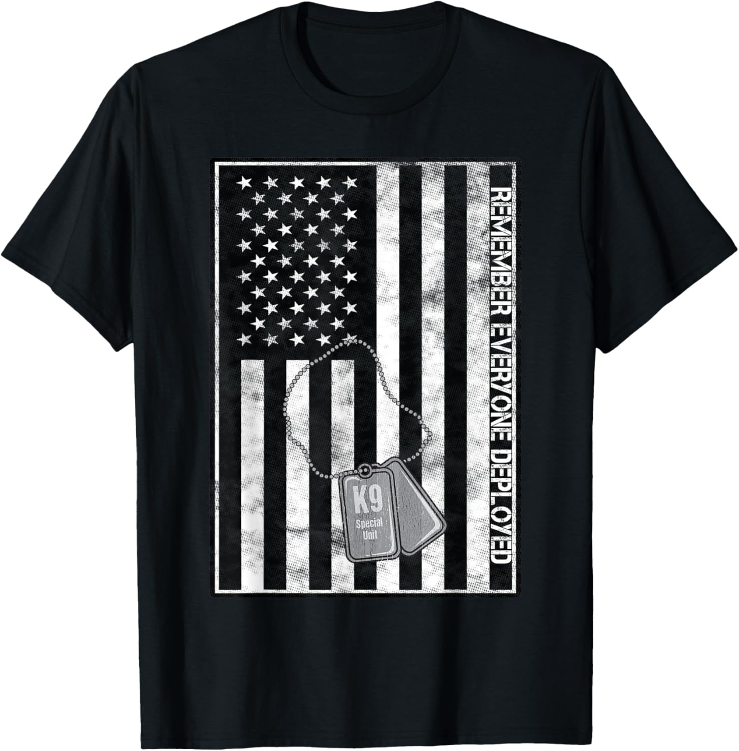 Everyone Deployed Red Friday American Military Dog Unit K-9 T-Shirt ...