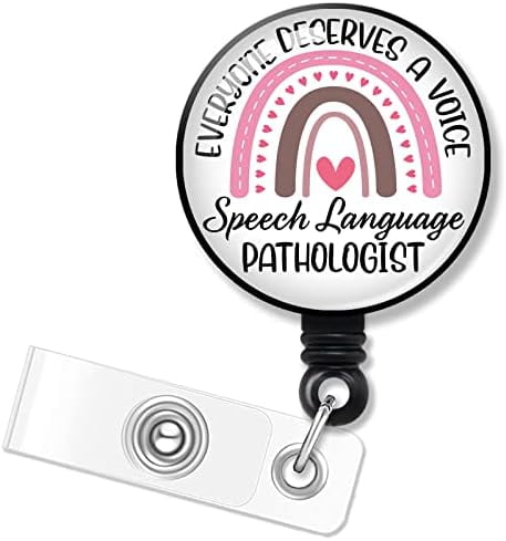 Everyone Deserves A Voice Speech Language Pathologist Retractable Badge ...