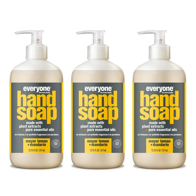 Everyone Hand Soap Meyer Lemon & Mandarin, Liquid Clean Citrus, 12.75 ...