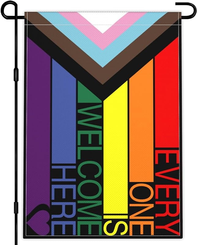 Everyone Is Welcome Here Flag 3x5 Ft Outdoor Progress Pride Flag ...