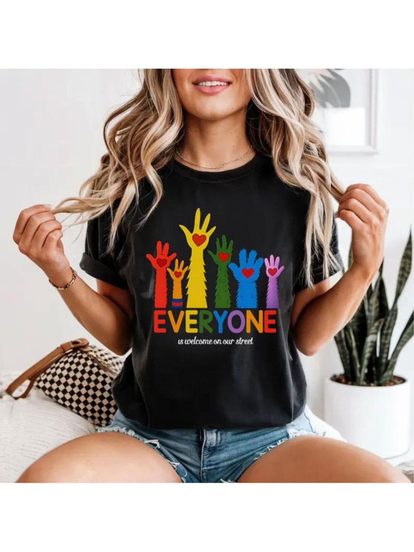 Everyone Is Welcome On Our Street Shirt, Pride Month Sublimation for T ...
