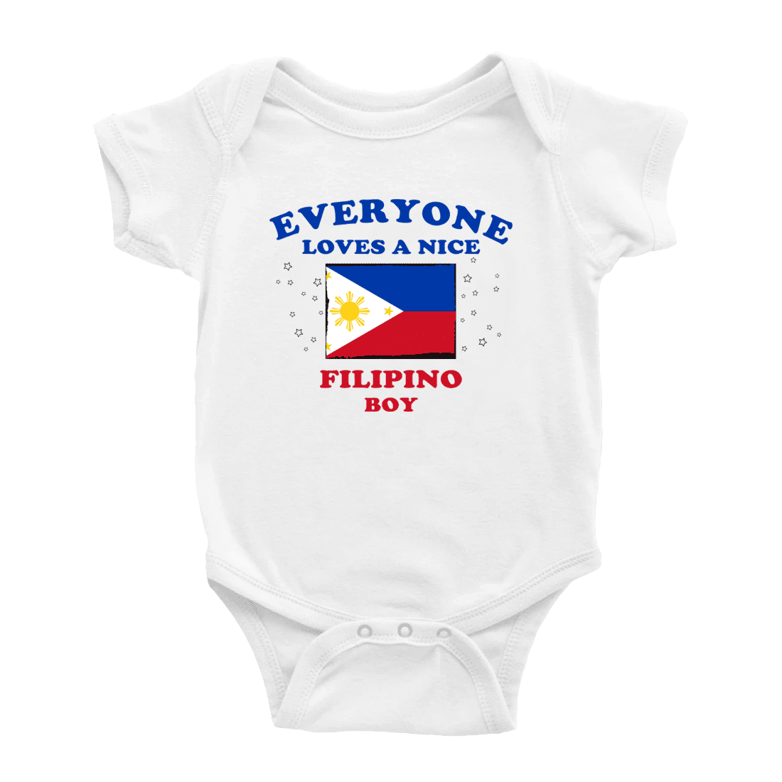 Everyone Loves a Nice Filipino Boy Baby Bodysuit Newborn Clothes ...