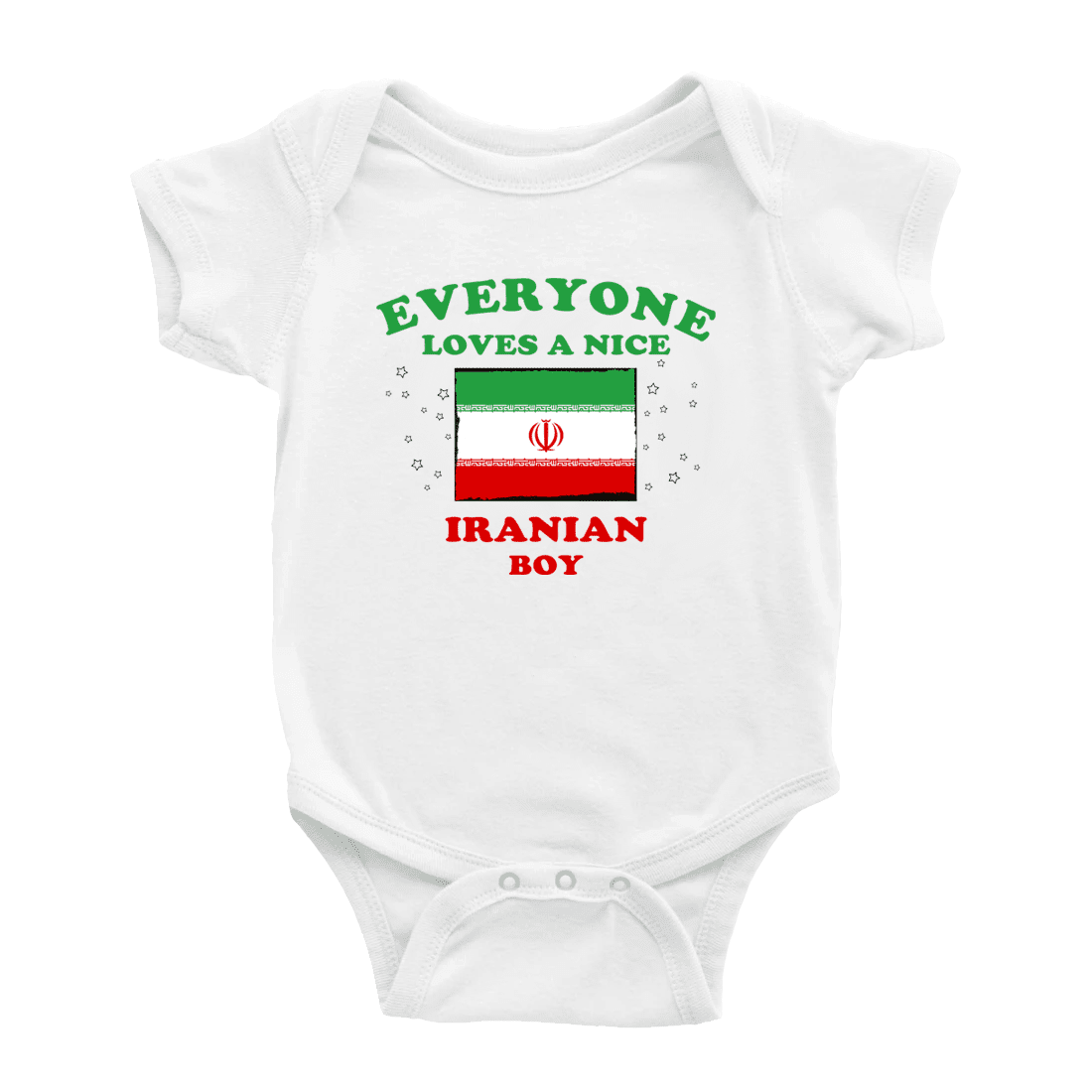 Everyone Loves a Nice Iranian Boy Cute Baby Bodysuit Baby Clothes ...