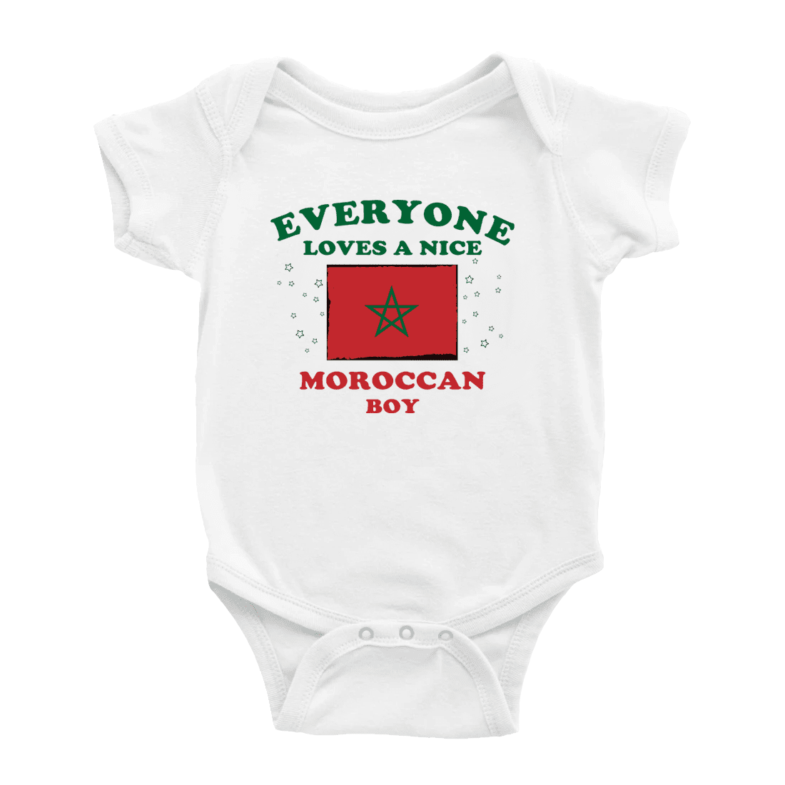 Everyone Loves a Nice Moroccan Boy Cute Baby Bodysuit Baby Clothes ...